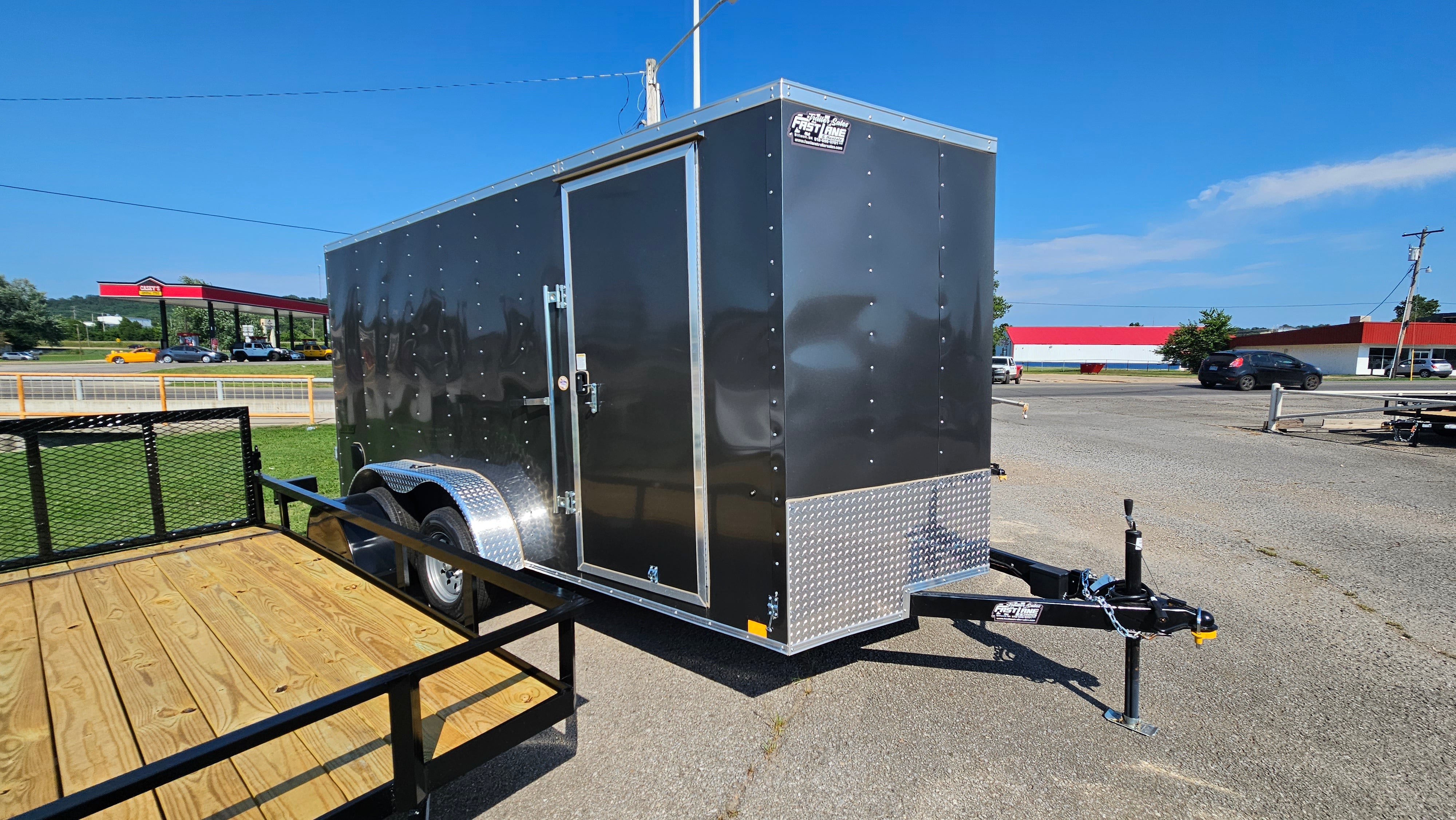 7ft X 14ft Enclosed Trailers – Fast Lane Trailer Sales & Rentals